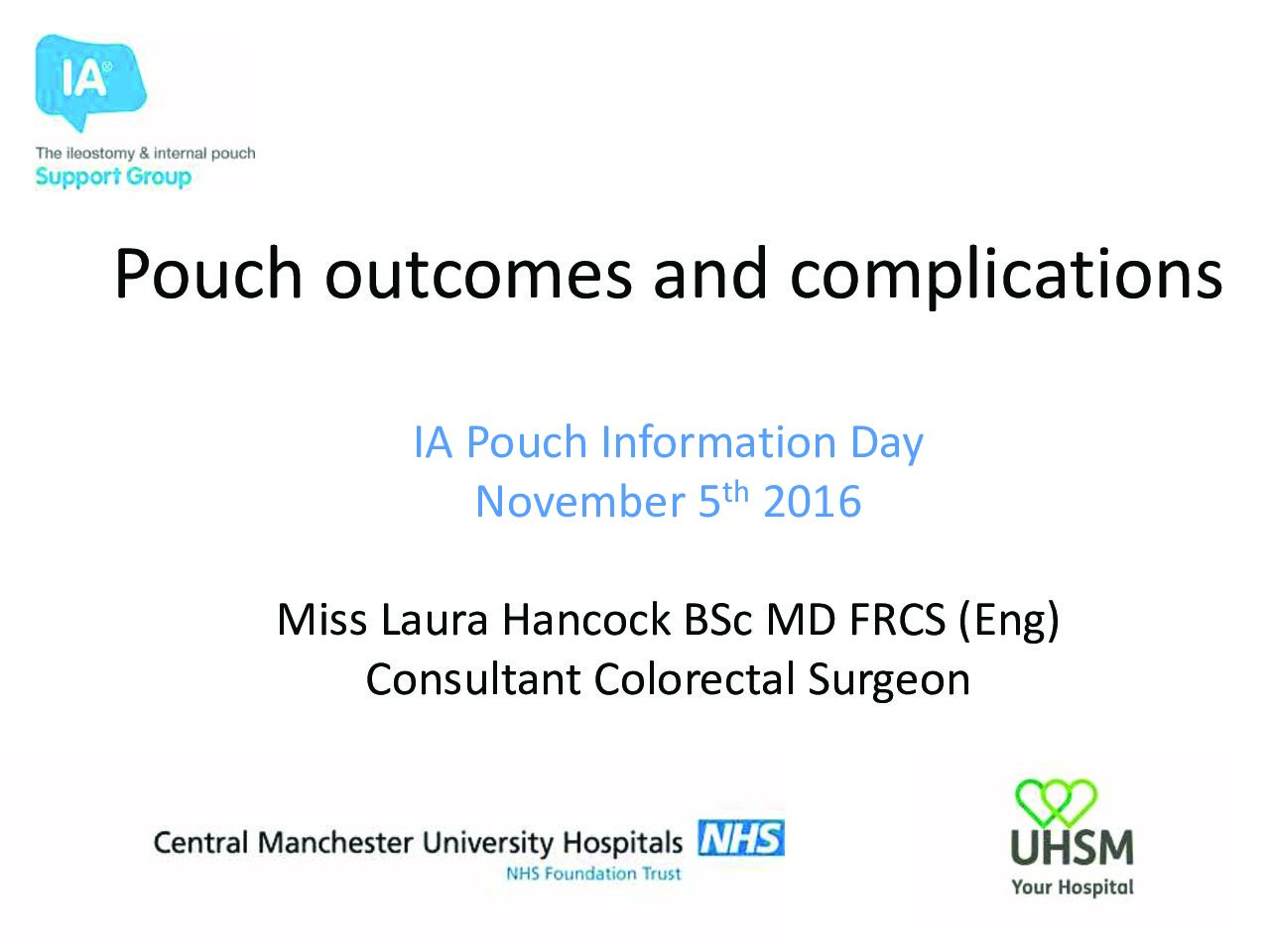 Past Events - Internal Pouch IA